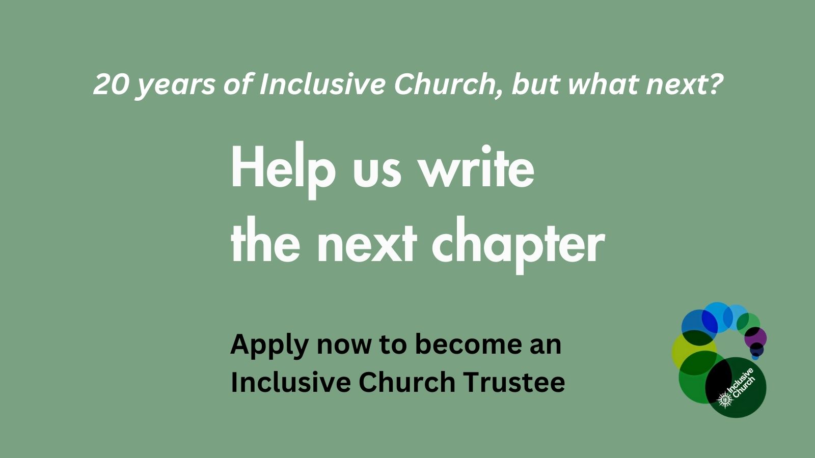 Become a Trustee – Inclusive Church