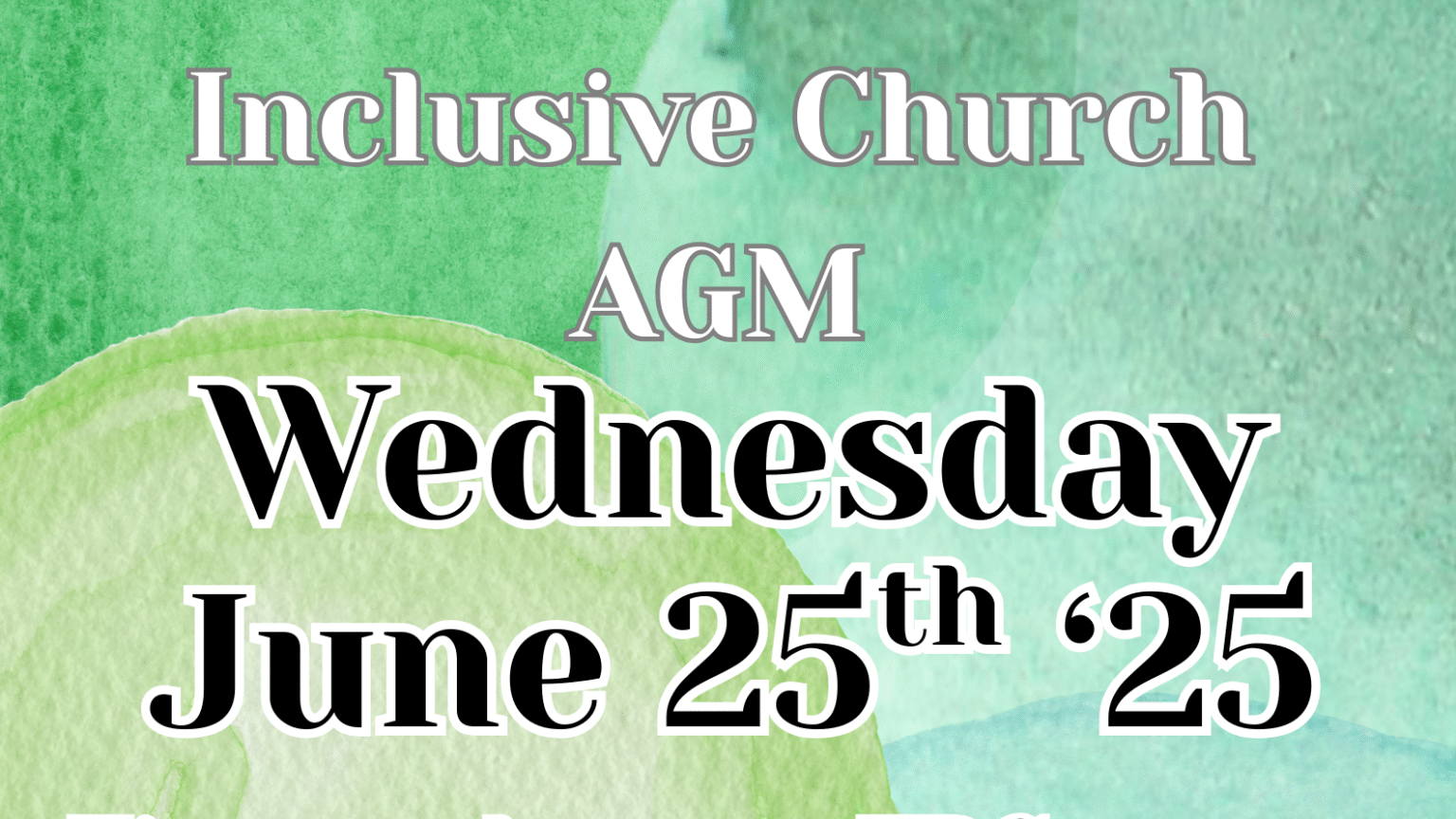 AGM – Inclusive Church